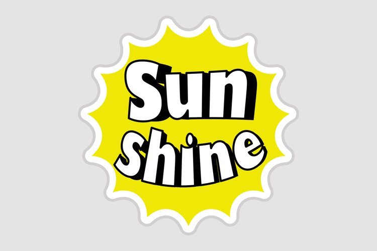 Sunshine Message Stickers, Enhancing (4006655)