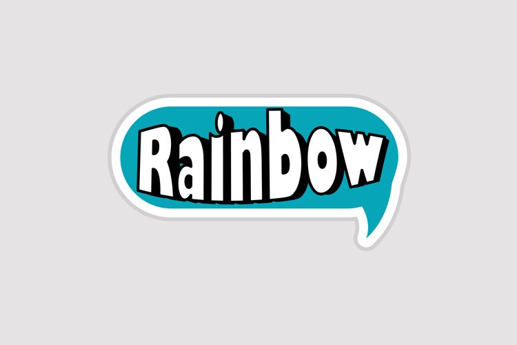 Rainbow Message Stickers, Enhancing Communications (4006778)