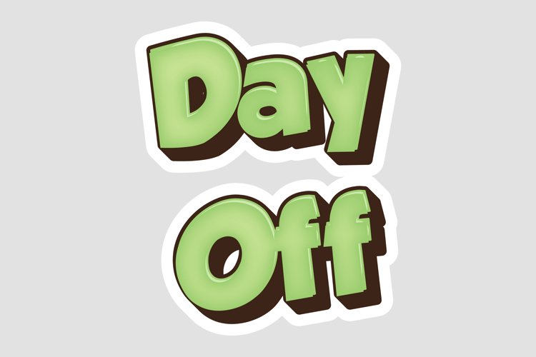 Day Off Message Stickers, Enhancing Communications (4007078)