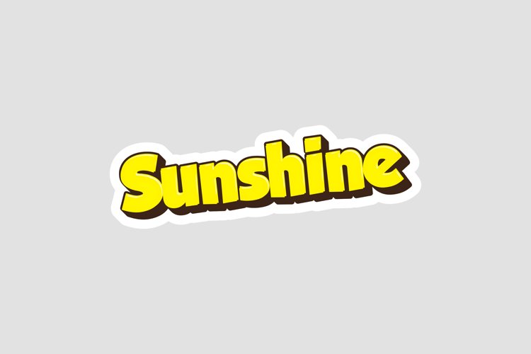 Sunshine Message Stickers, Enhancing (4007082)