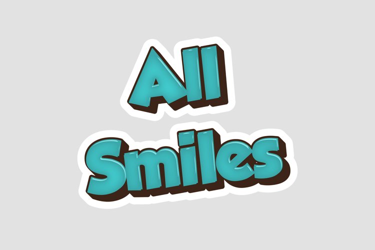 All Smiles Message Stickers, Enhancing (4007107)