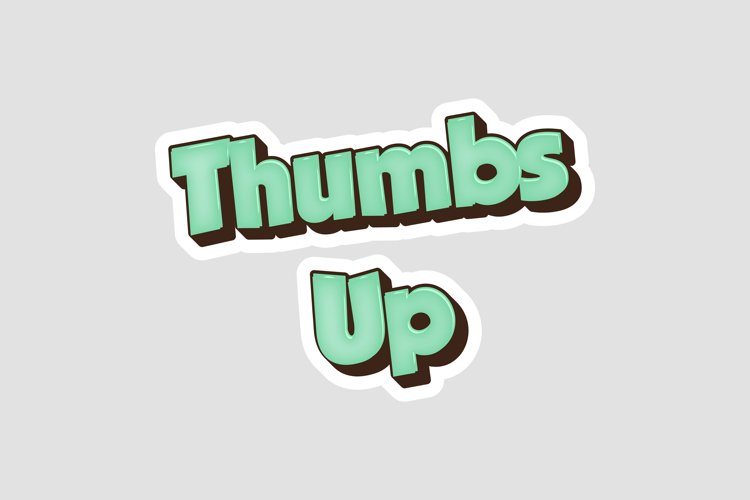 Thumbs Up Message Stickers, Enhancing (4007108)