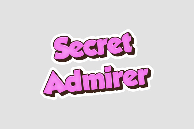 Secret Admirer Message Stickers, Enhancing (4007175)