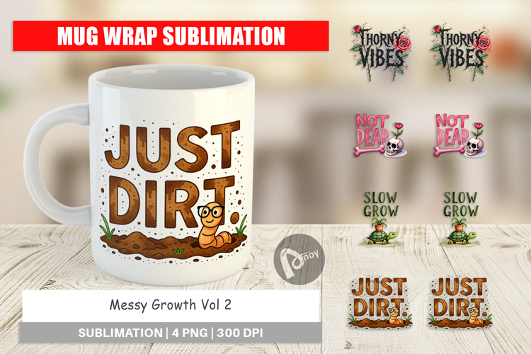 Mug sublimation background