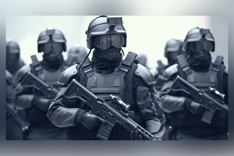 Strategic Vigilance Heavily Armed Military Units (2834566)