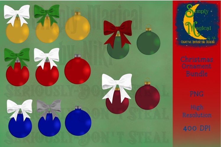 Christmas Ornament Clipart | Design Bundles