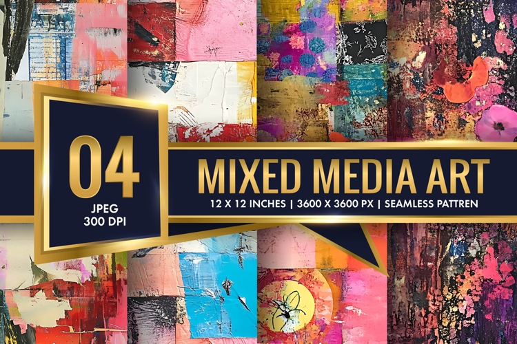Mixed Media Art Digital Paper (5383837)