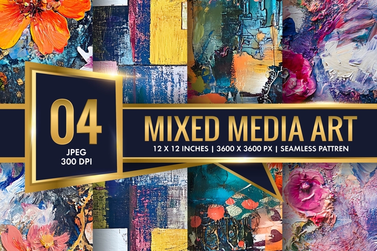 Mixed Media Art Digital Paper (5383854)