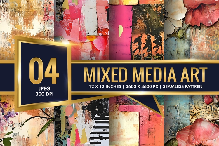 Mixed Media Art Digital Paper (5383850)