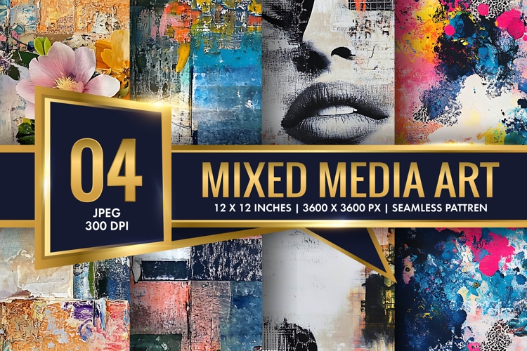 Mixed Media Art Digital Paper (5383848)