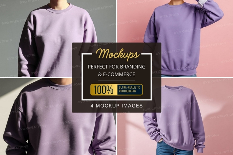 Lavender sweatshirt mockup (6448956)