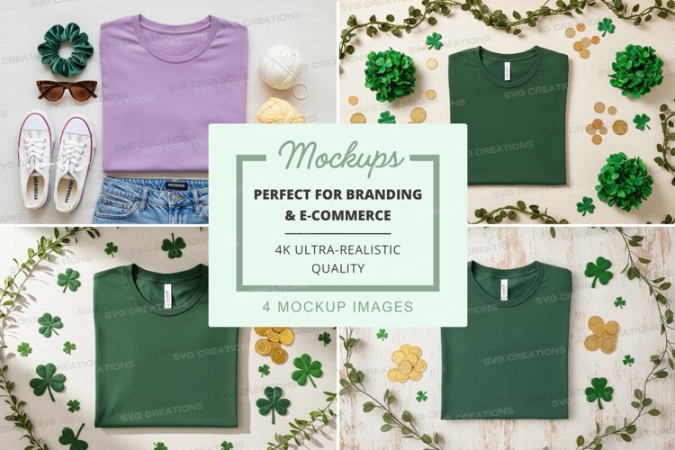 St. patrick's day fashion mockup (6498683)