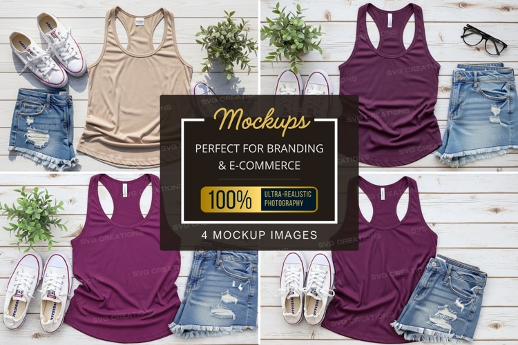 Casual summer outfits mockup (6514219)