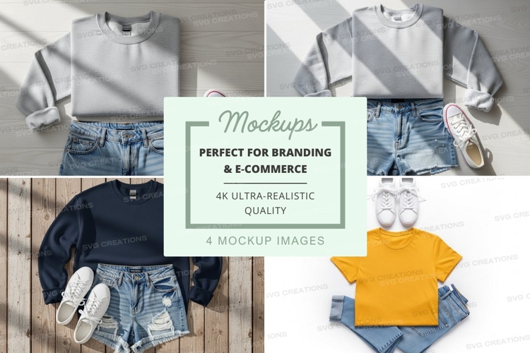 Clothing and accessories mockup (6539425)