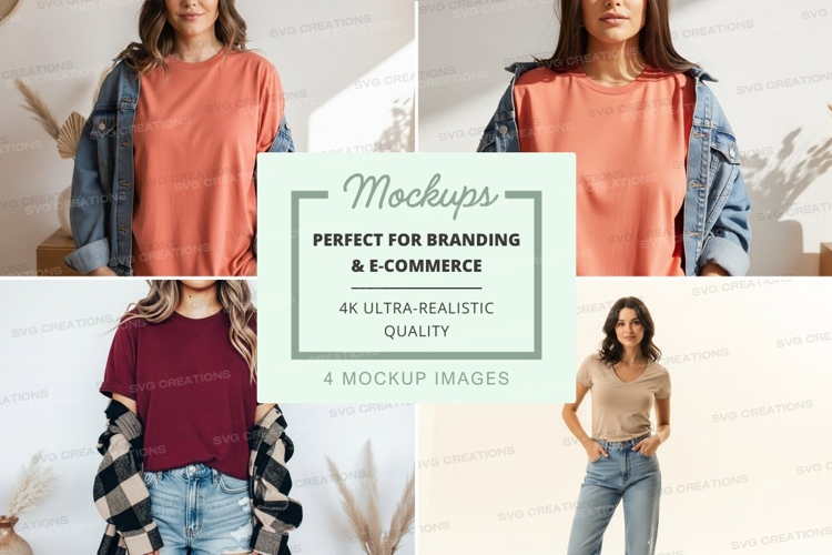 Casual and stylish outfits mockup (6496671)