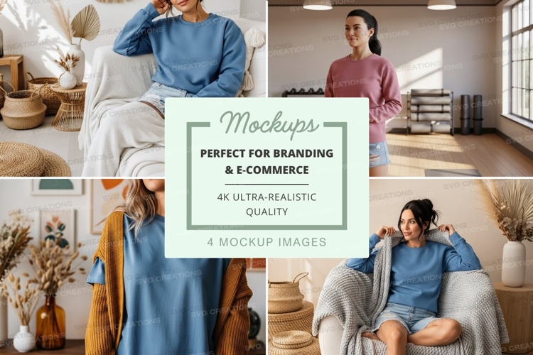 Casual indoor gathering mockup (6510816)