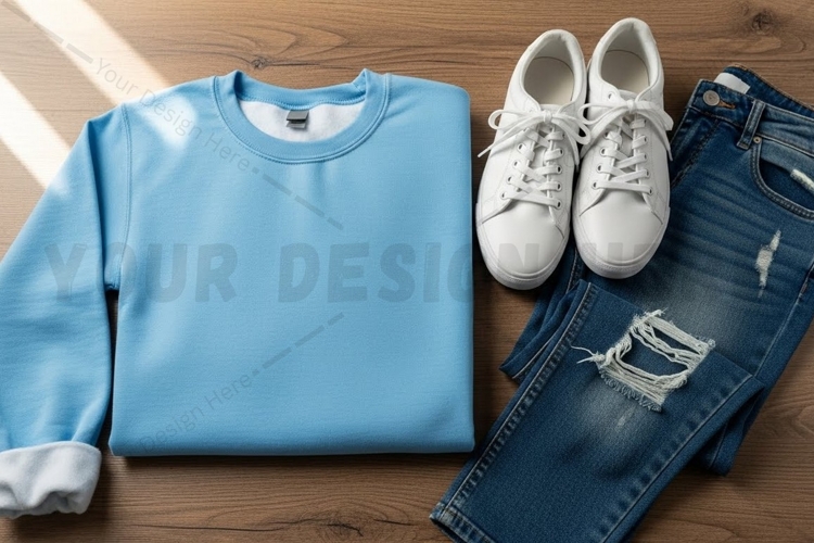 Fall themed t-shirt mockup design