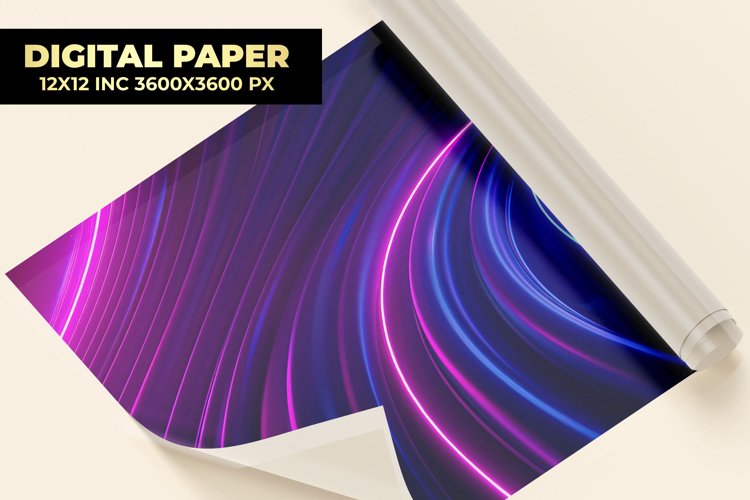 Blue And Purple Digital Paper (4487911)