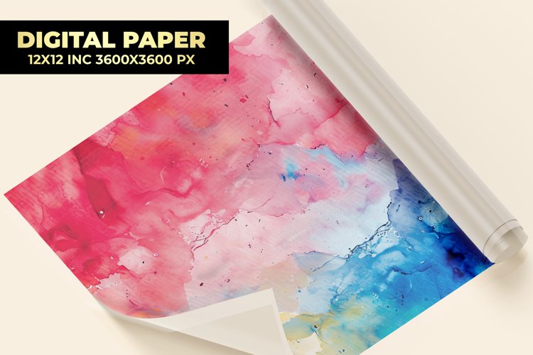 Colorful Watercolor Digital Paper (4072139)