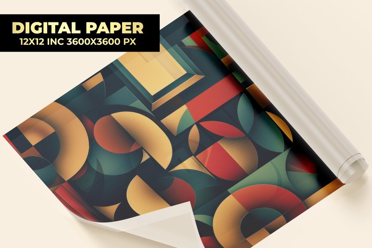 Geometric Shape Digital Paper (4154041)