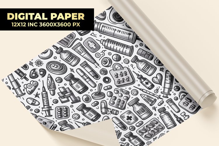 Medical Elements Digital Paper (3894848)