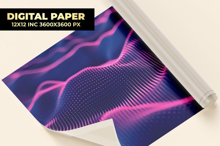 Digital Waves Digital Paper