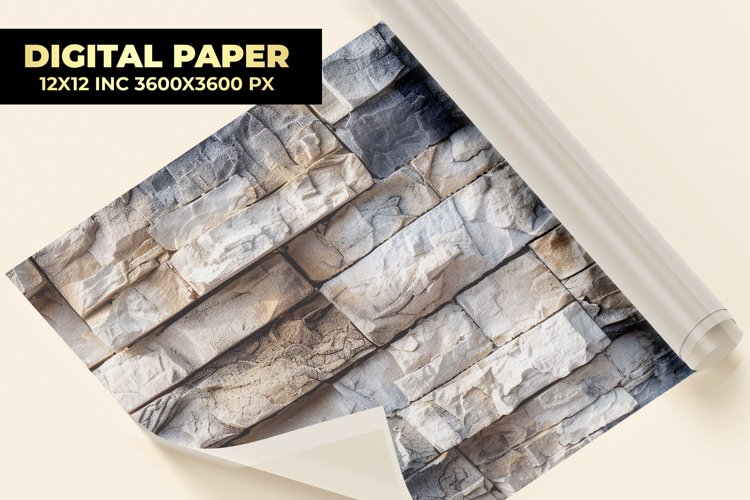 Stone Wall Digital Paper (4651022)