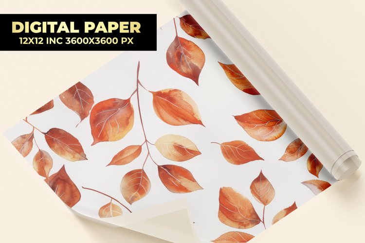 Autumn Leaves Digital Paper (4763419)