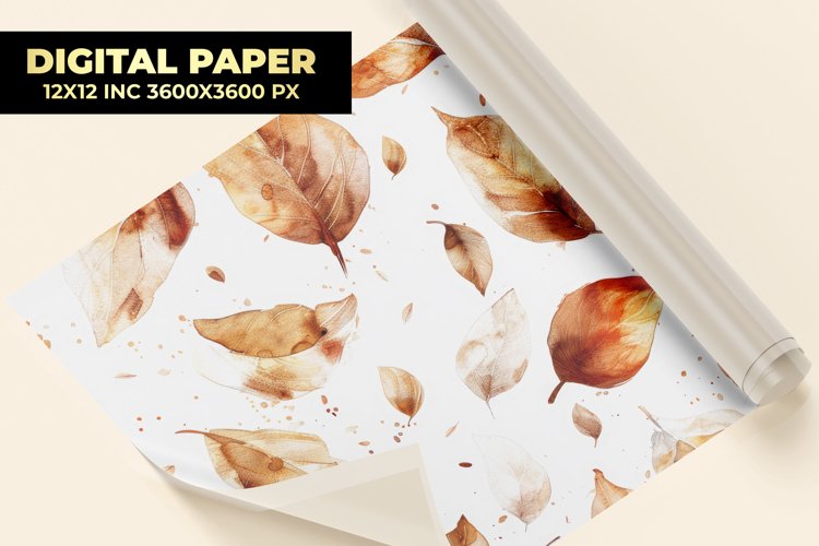 Autumn Leaves Digital Paper (4763411)