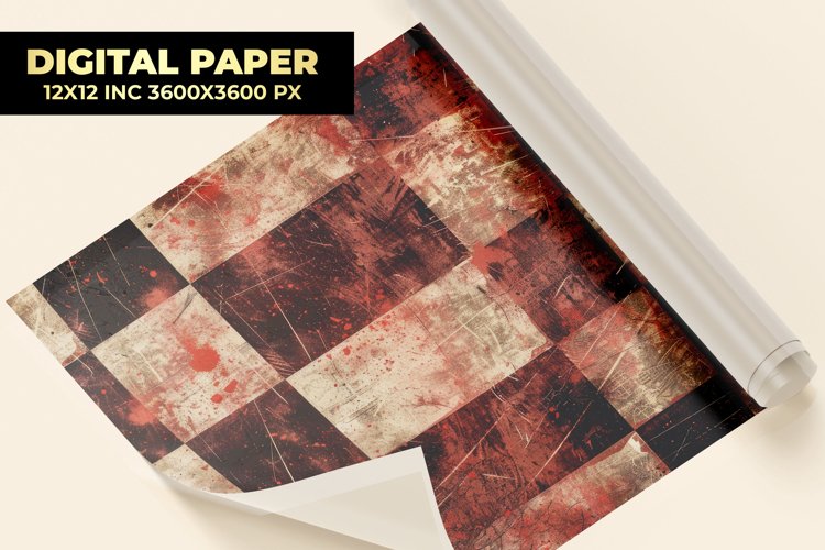 Checker Box Digital Paper (4605917)