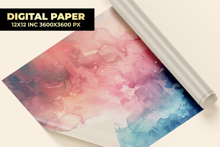 Watercolor Digital Paper (4014287)