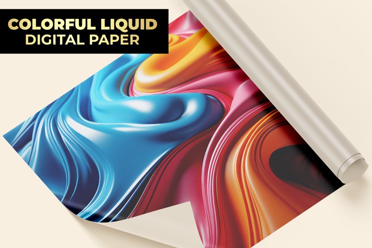 Colorful Liquid Digital Paper (3557819)