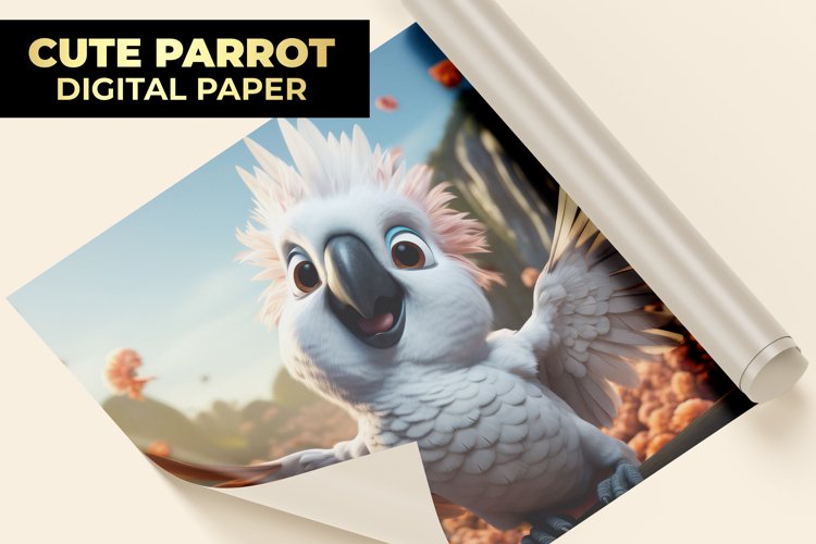 Cute Birds Digital Paper (3543498)