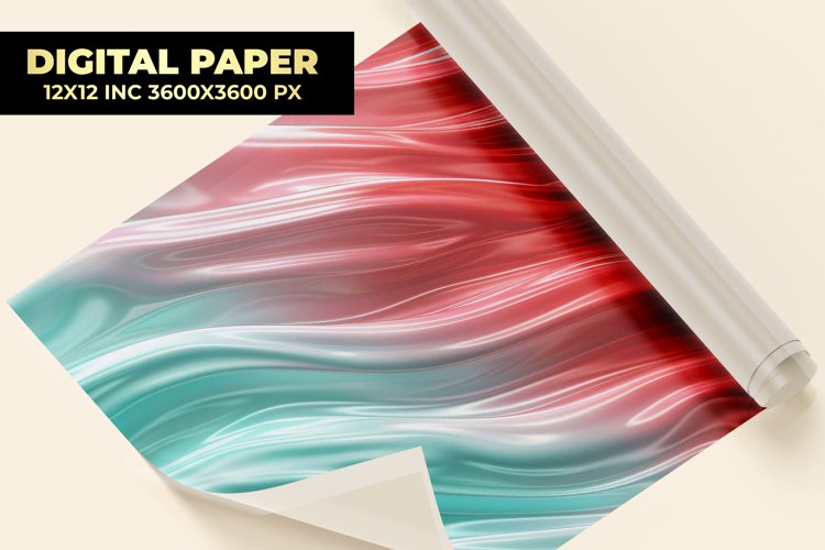 Colorful Waves Digital Paper (4659192)