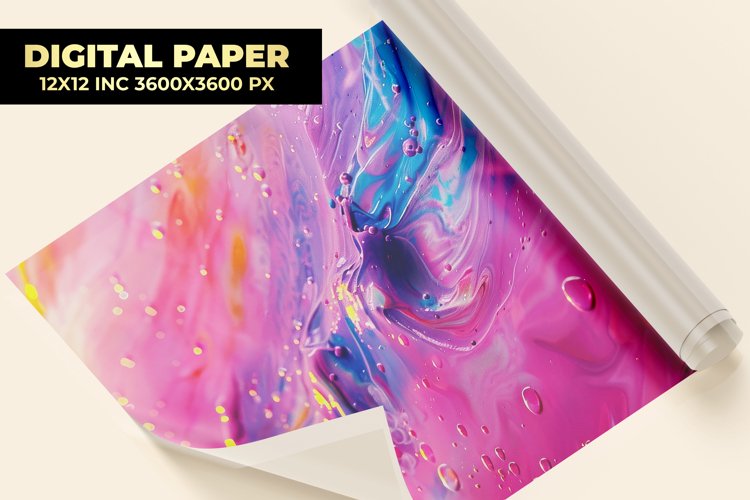 Liquid Paint Digital Paper (4167551)