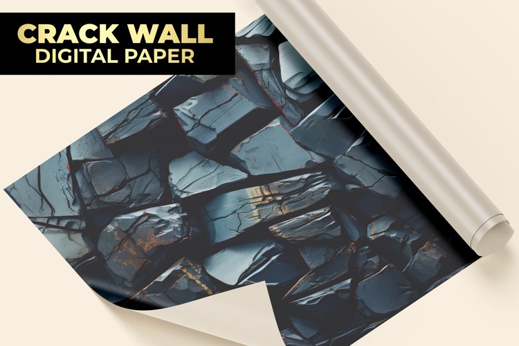 Crack Wall Digital Paper (3536138)