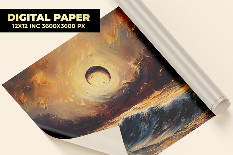 Night Seascape Digital Paper (3960727)