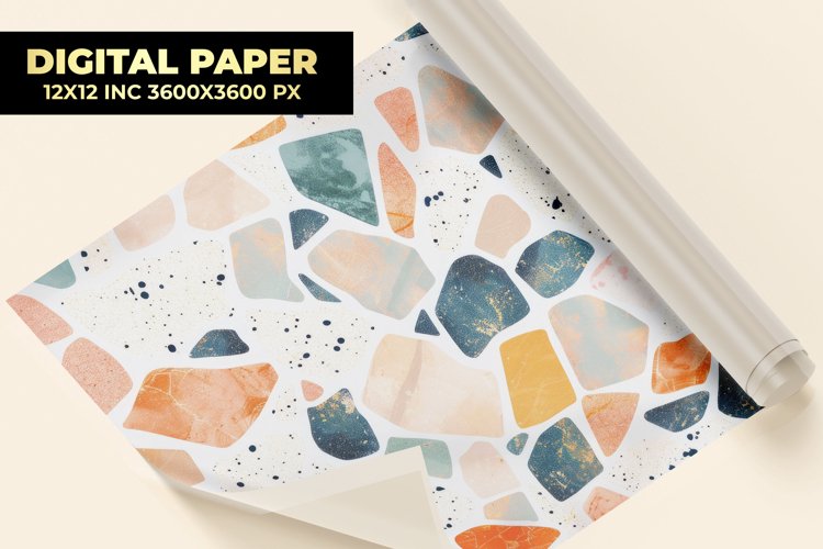 Stone Mosaic Digital Paper (4501401)