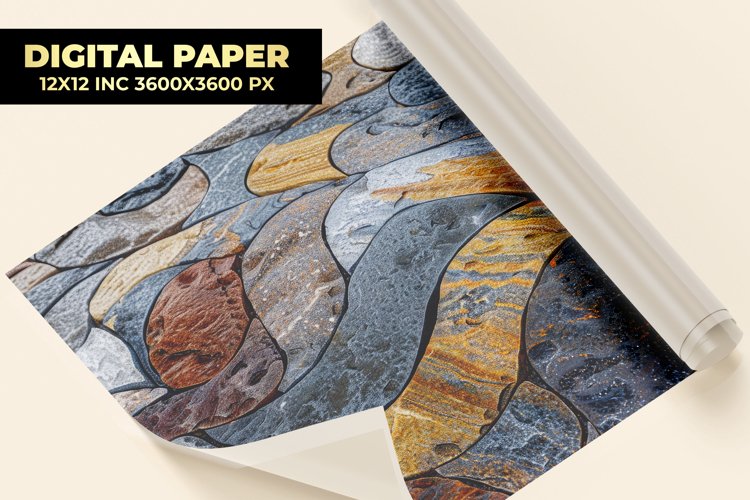 Mosaic Stones Digital Paper (4580173)