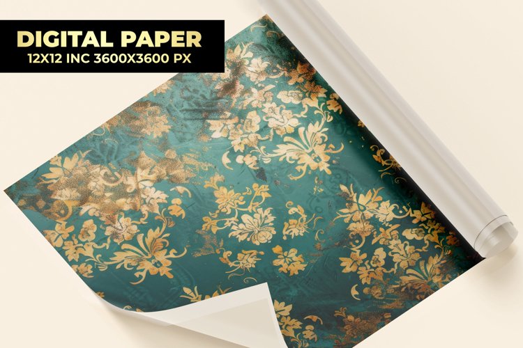 Vintage Damask Digital Paper (4635886)