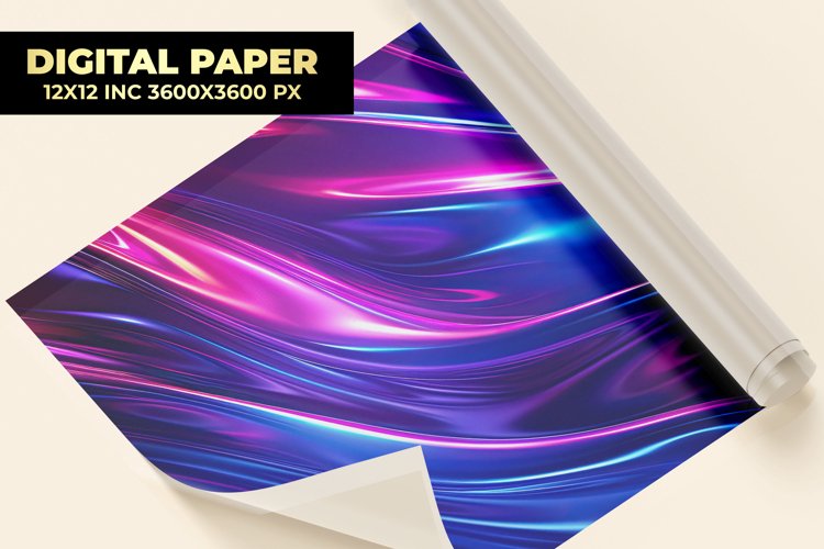 Blue And Purple Digital Paper (4487927)