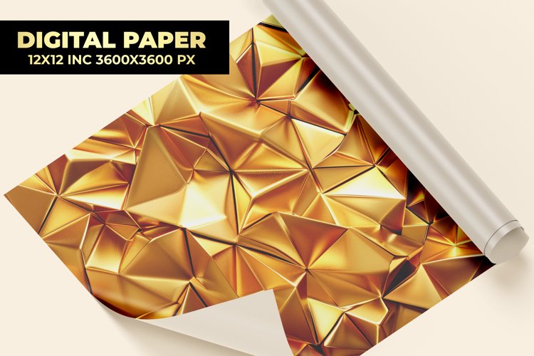 Golden Digital Paper (3921033)