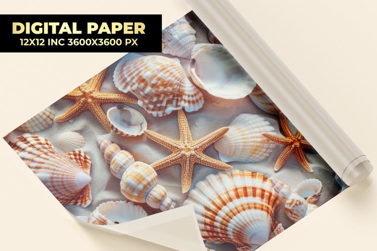 Seashell Digital Paper (4539360)
