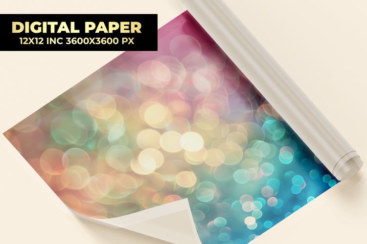Colorful Bokeh Digital Paper (4694042)