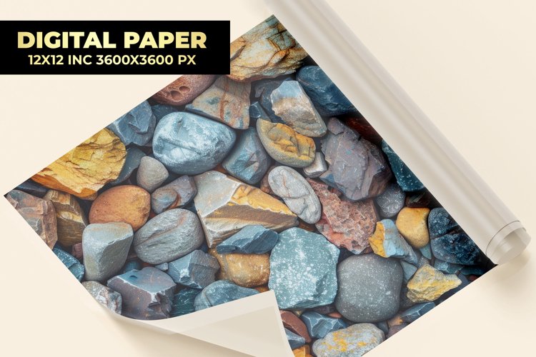Colorful Stone Digital Paper (4676504)