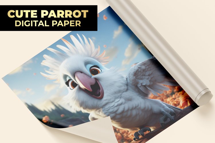 Cute Birds Digital Paper (3543495)