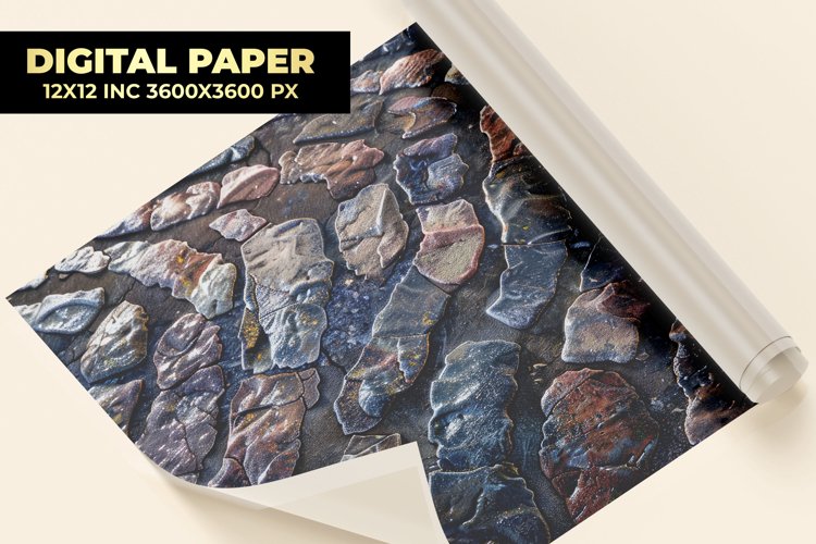 Mosaic Stones Digital Paper (4580183)