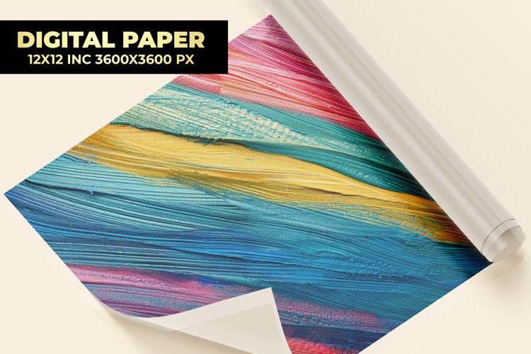 Colorful Painting Digital Paper (4067102)