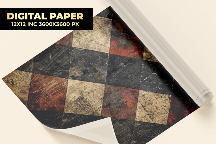 Checker Box Digital Paper (4605931)