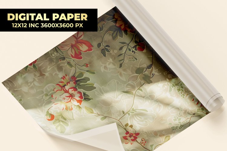 Floral Digital Paper (4635888)
